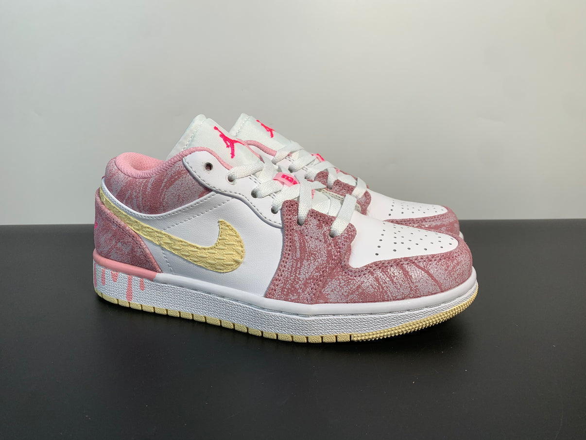Air Jordan 1 Low GS Paint Drip – TOTOFONE