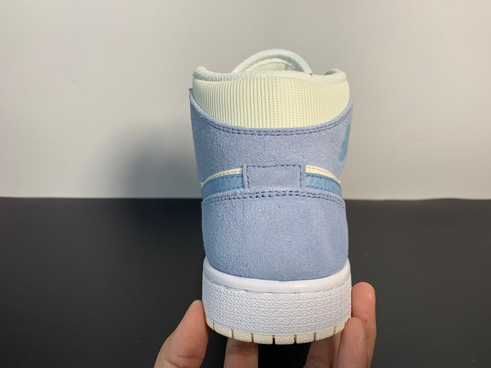 Nike Air Jordan 1 Mid Mixed Textures Blue – TOTOFONE